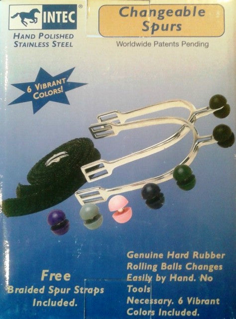 Intec Changable Rubber End Spurs – Evolution Equestrian Co.