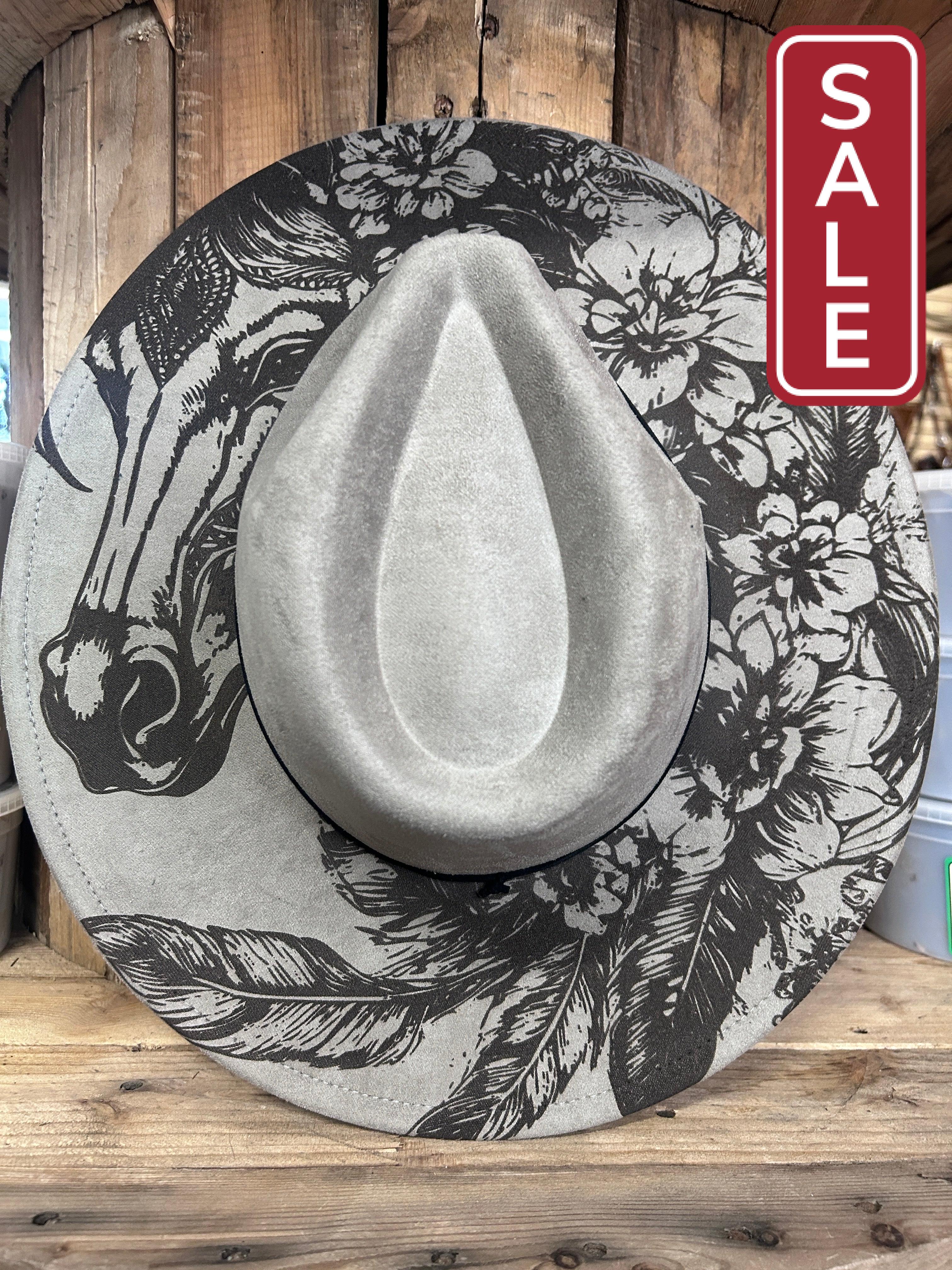 MVR Wide Brim Fedora Hat Floral Steed Taupe – Evolution Equestrian Co.