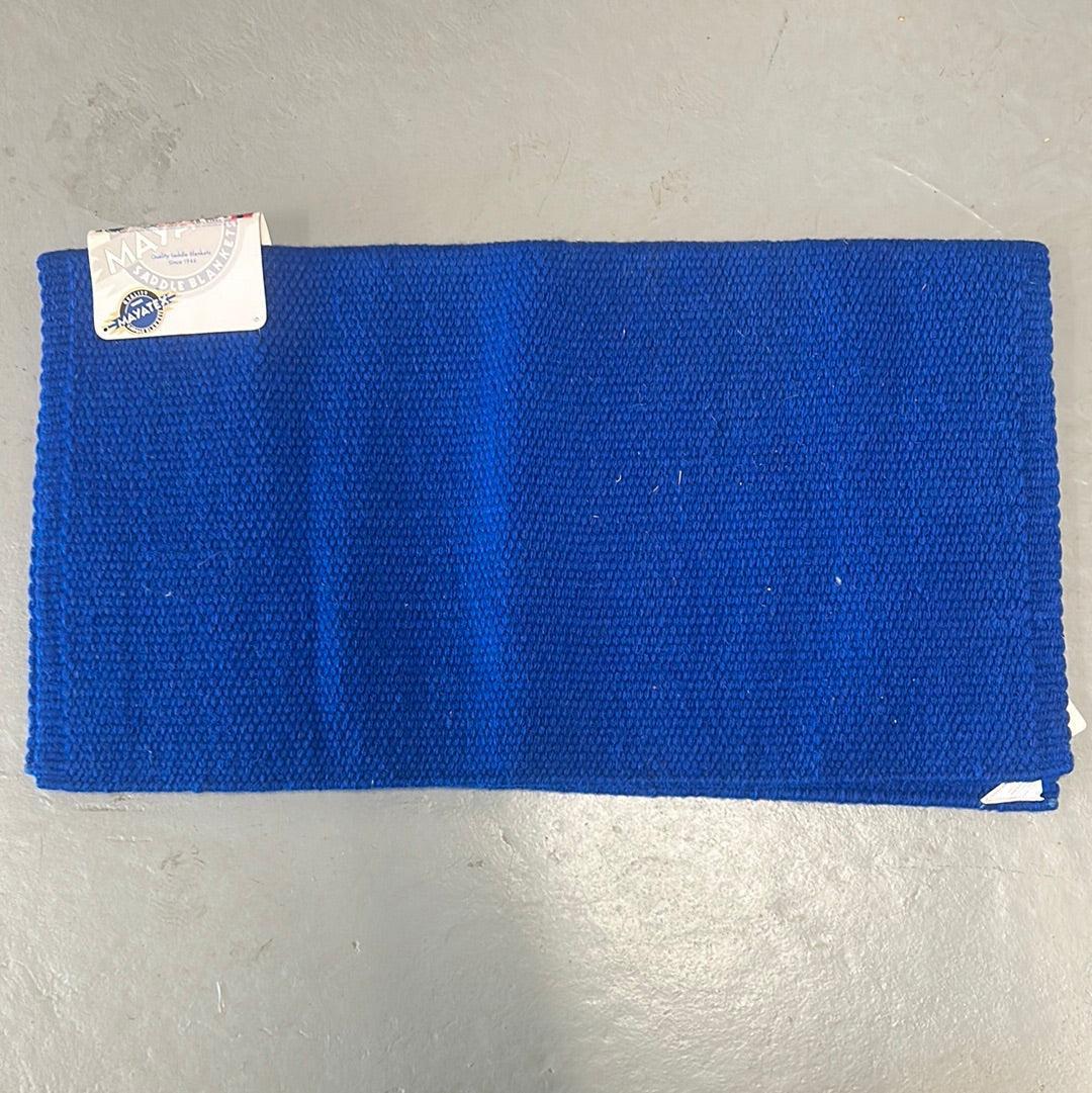 Maytex Western Saddle Blanket Blue – Evolution Equestrian Co.